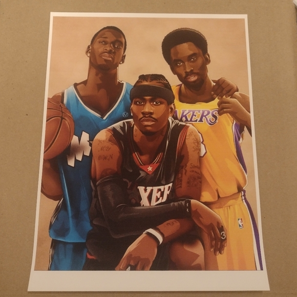 epson | Other | Allen Iverson Kobe Bryant Tracy Mcgrady 85x1 Premium ...